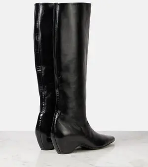 Khaite Sybil 40 Leather Knee-high Boots