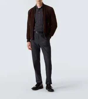 TOD'S Straight Virgin Wool Trousers