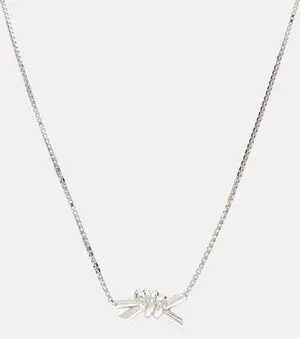 Bottega Veneta Knot Sterling Necklace - Silver