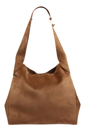Gabriela Hearst Small Suede Tote Bag - Brown