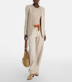 Isabel Marant Olivia Wool-blend Jacket - Beige