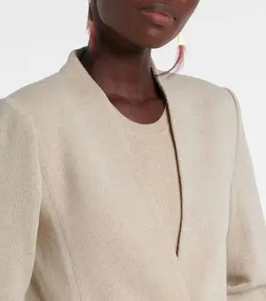 Isabel Marant Étoile Olivia Wool-blend Jacket - Beige