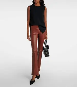 Stouls Jp Long Leather Flared Pants