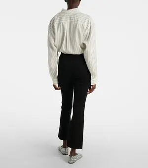 Proenza Schouler Shaila Flared Trousers - Black