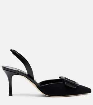 Manolo Blahnik Mayslibi 70 Slingback Pumps