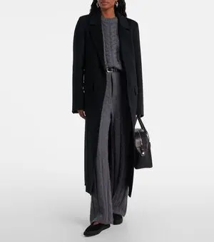 Le Monde Beryl Shearling-lined Ballet Flats - Black