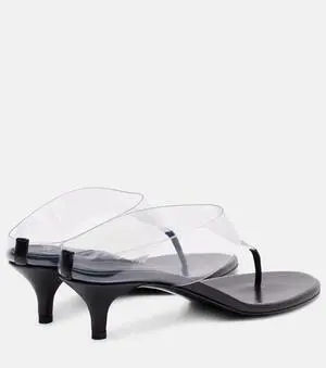 Magda Butrym 45 Leather-trimmed Thong Sandals