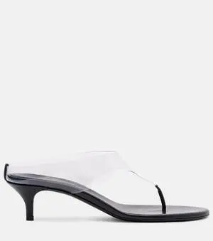 Magda Butrym 45 Leather-trimmed Thong Sandals