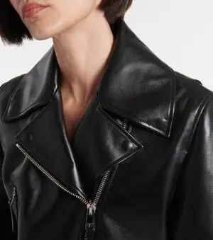 Givenchy Cocoon Cropped Leather Biker Jacket