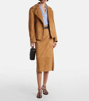 Proenza Schouler Leather Midi Skirt