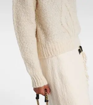Isabel Marant Étoile Romane Cable-knit Turtleneck Sweater - Beige