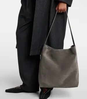 AESTHER EKME Sac Supple Large Suede Tote Bag - Grey