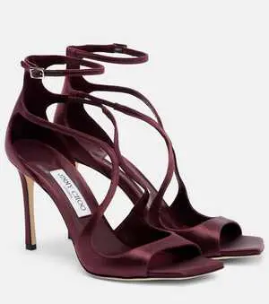 Burgundy Strappy Heels