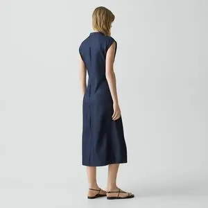 Theory Convertible Wrap Midi Dress
