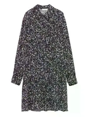 Marc O'polo Floral-print Shirt Dress - Black