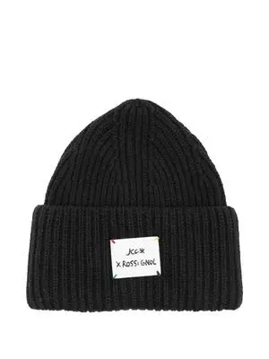 Rossignol X Jcc Ribbed-knit Beanie - Black