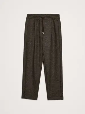 Banana Republic Relaxed Herringbone Pull-on Pant