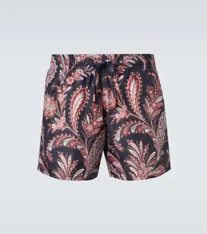 Etro Paisley Printed Swim Trunks - Multicoloured