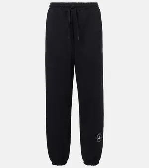 Adidas By Stella McCartney Logo Cotton-blend Sweatpants