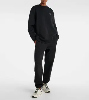 Adidas By Stella McCartney Logo Cotton-blend Sweatpants