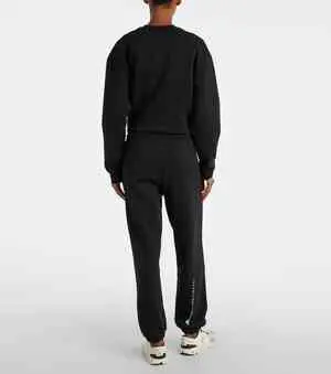 Adidas By Stella McCartney Logo Cotton-blend Sweatpants