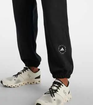 Adidas By Stella McCartney Logo Cotton-blend Sweatpants