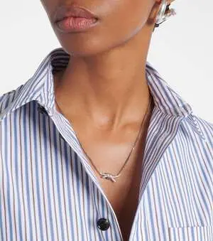 Bottega Veneta Knot Sterling Necklace