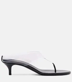 Magda Butrym 45 Leather-trimmed Thong Sandals