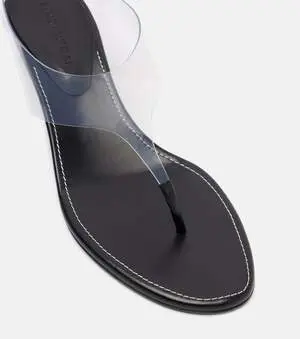 Magda Butrym 45 Leather-trimmed Thong Sandals