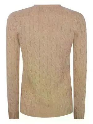 Polo Ralph Lauren Cable-knit V-neck Sweater - Neutrals
