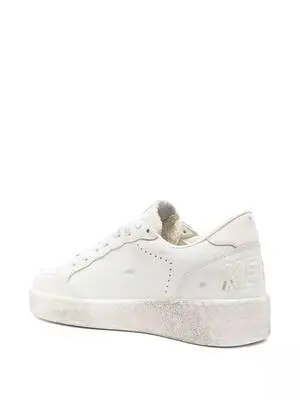 GOLDEN GOOSE Ball Star Leather Sneakers - White