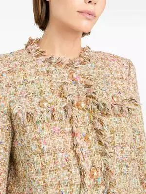 Cinq À Sept Adeline Boucle Fringe Jacket