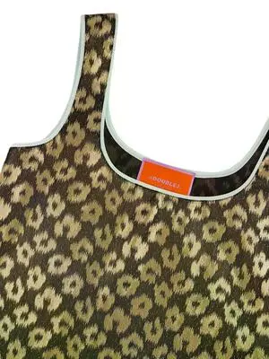 La DoubleJ All-over Print Silk Top