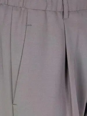 Herno Pleated Back-pocket Trousers - Grey