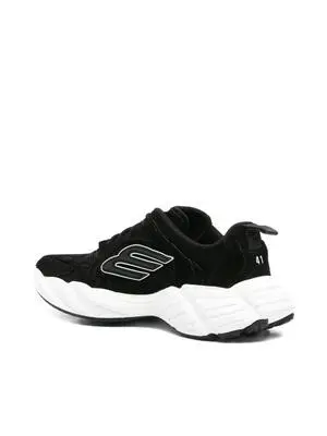 Balenciaga Monday Suede Sneakers - Black