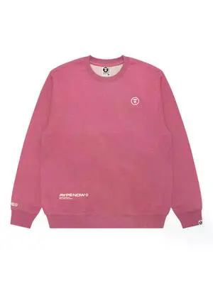 AAPE BY *A BATHING APE Ape Now Heart Logo-patch Sweatshirt