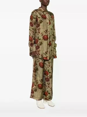 UMA WANG Pomegranate Print Shirt