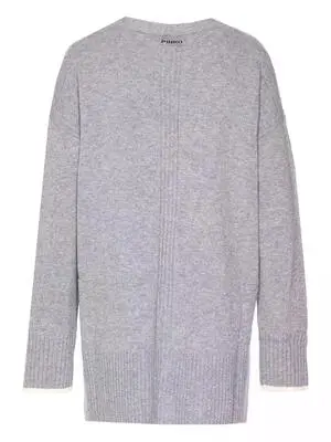 Pinko Mélange-effect Cardigan - Grey