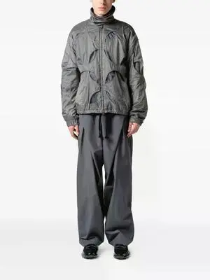 YOSHIOKUBO Cut-out Panelled Jacket - Grey