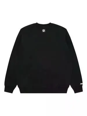 AAPE BY *A BATHING APE® Ape Head Patch Crew-neck Sweatshirt