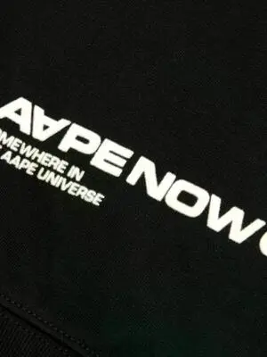 AAPE BY *A BATHING APE® Ape Head Patch Crew-neck Sweatshirt