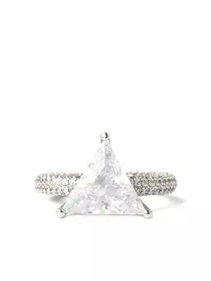IZABEL DISPLAY Mega Triangle Pavé Ring
