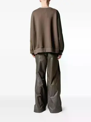 YOSHIOKUBO Paneled Crew-neck Sweatshirt