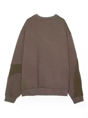 YOSHIOKUBO Paneled Crew-neck Sweatshirt