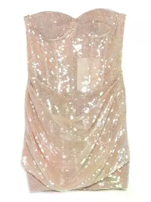 The New Arrivals By Ilkyaz Ozel Sequin Embellished Cocktail Dresses