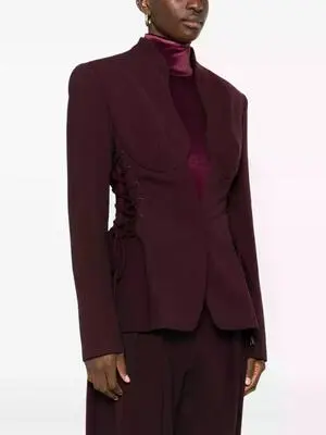 MUGLER Sculptural Lace-up Jacket
