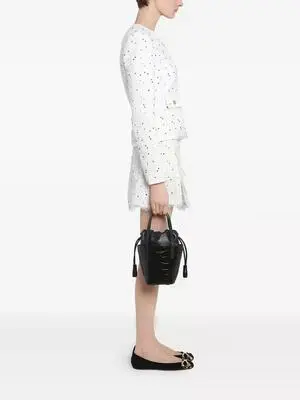 Giambattista Valli Polka-dot Bouclé Jacket