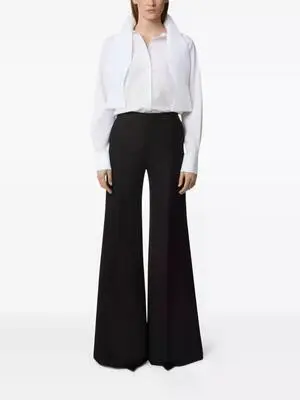 Nina Ricci Wide Leg Wool Trousers