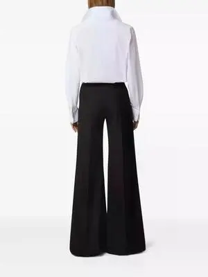 Nina Ricci Wide Leg Wool Trousers