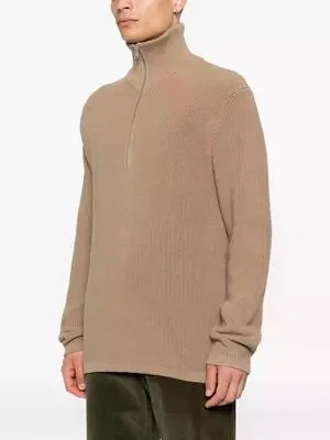 Marc O'polo High-neck Zip-up Sweater
